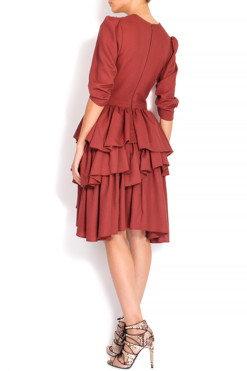 Strike a Pose | Rochie cu volane asimetrica | WE LOVE COUTURE